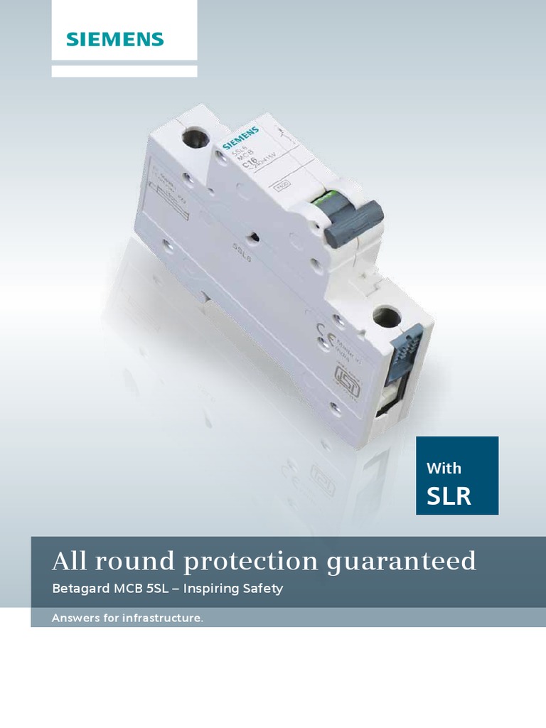 5SL MCB Catalogue PDF | PDF | Switch | Electrical Engineering