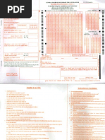 CBSE Class 10 Answer Book Answer Sheet Front Page Sample 2025 | PDF