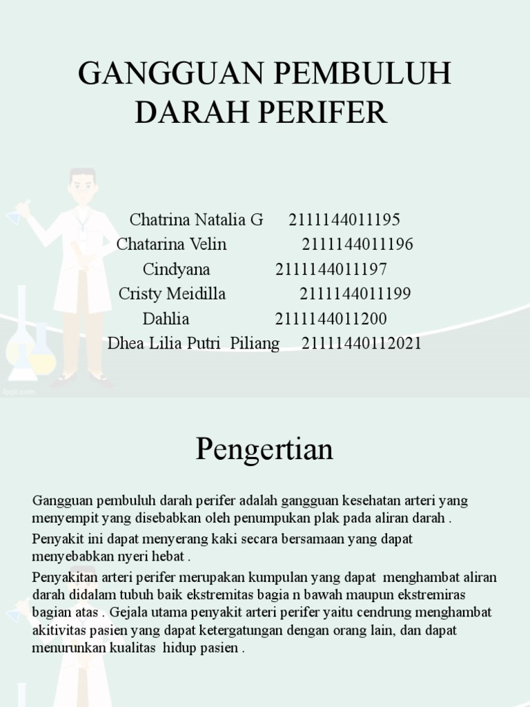 Gangguan Pembuluh Darah Perifer (1) - 1 | PDF