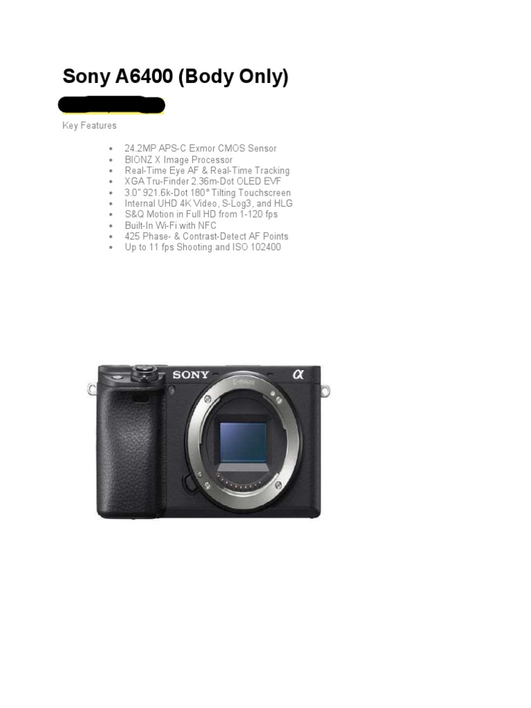 Detailed Sony Camera Quotation | PDF | Camera Lens | Aperture