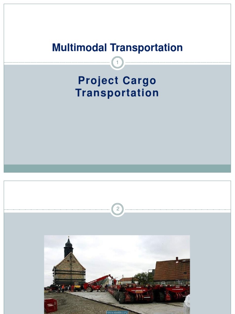Multimodal & Project Cargo Transportation | Download Free PDF | Cargo ...