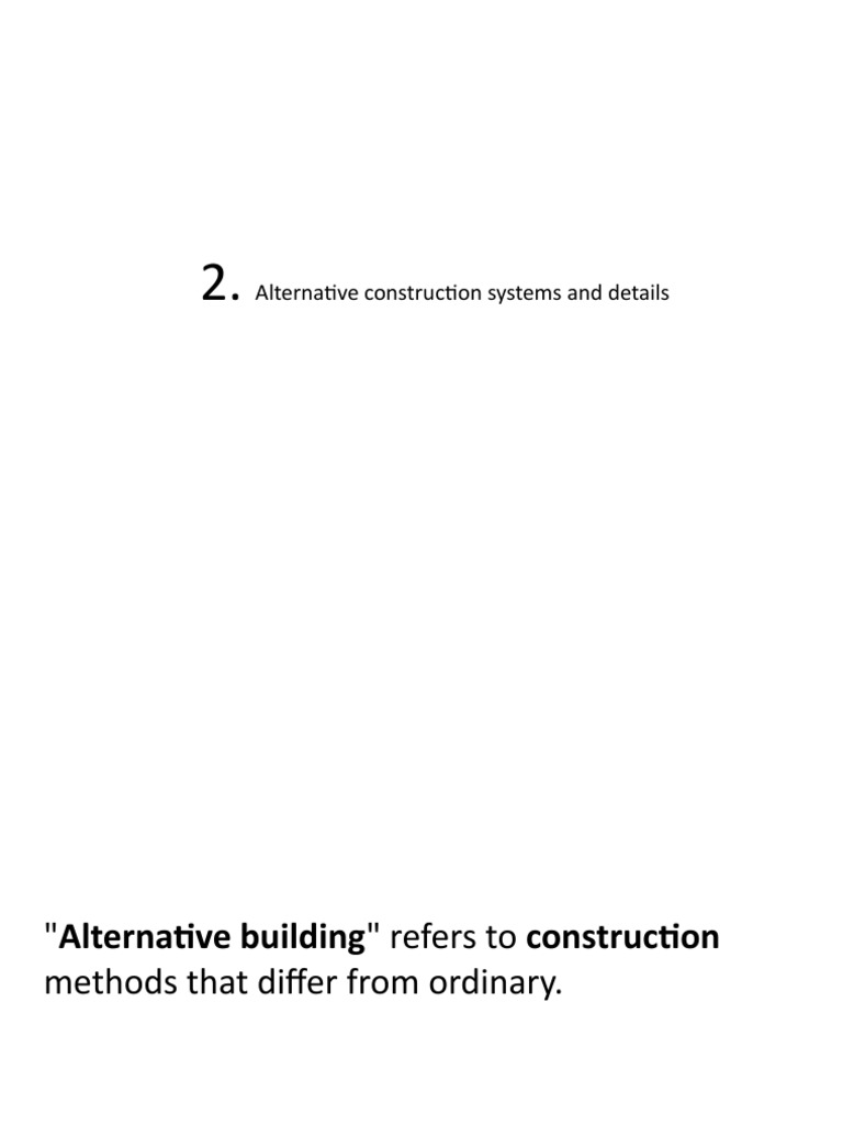 Alternative Construction Systems | Download Free PDF | Textiles | Materials
