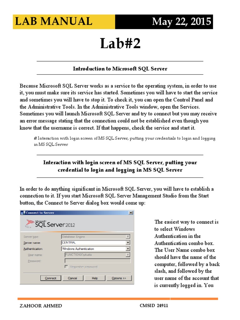 Idb Lab 2 | PDF | Databases | Sql