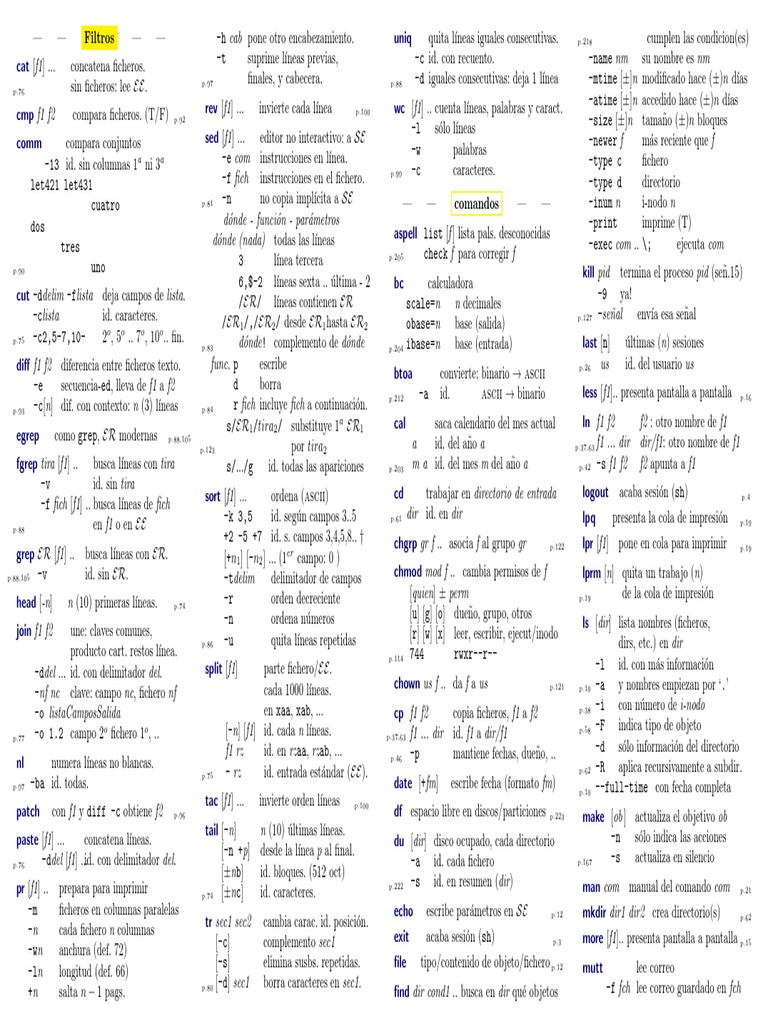 Resumen Comandos 5 Pdf