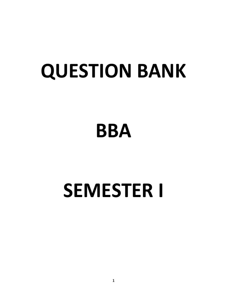 Notes BBA-I | PDF | Leadership | Motivational