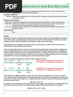Acid and Base Worksheet 1-07-08 Ans Key | PDF | Acid | Chemical Elements