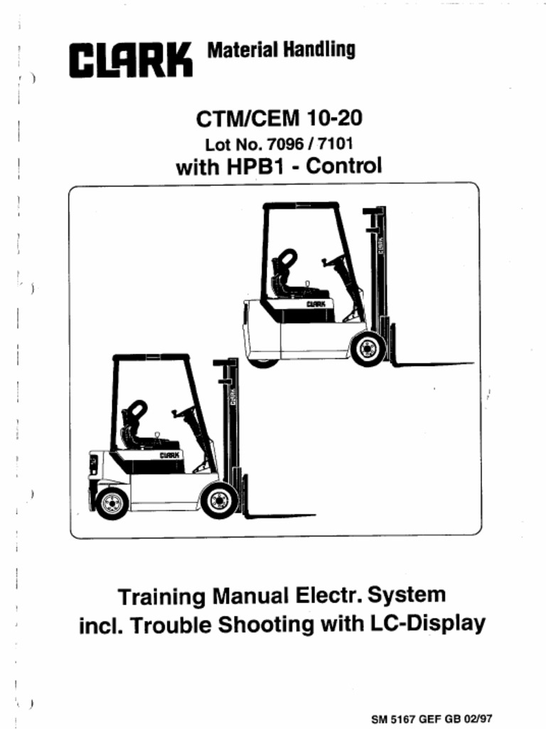 Clark CEM Service Manual | PDF