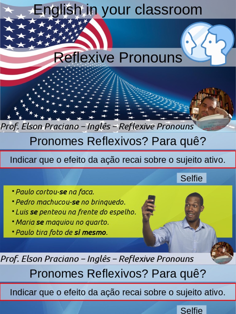 02 - Inglês - Pronomes Reflexivos (2 Série) PDF | PDF | Relações ...