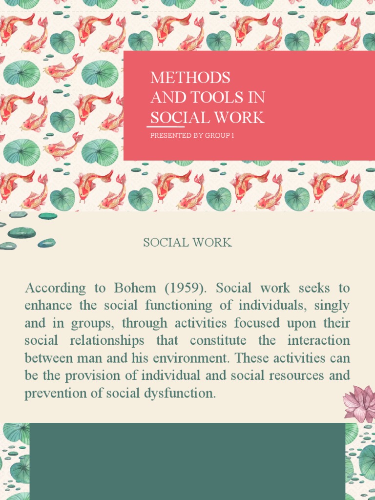 Social Work Methods and Tools | PDF | Social Work | Communication