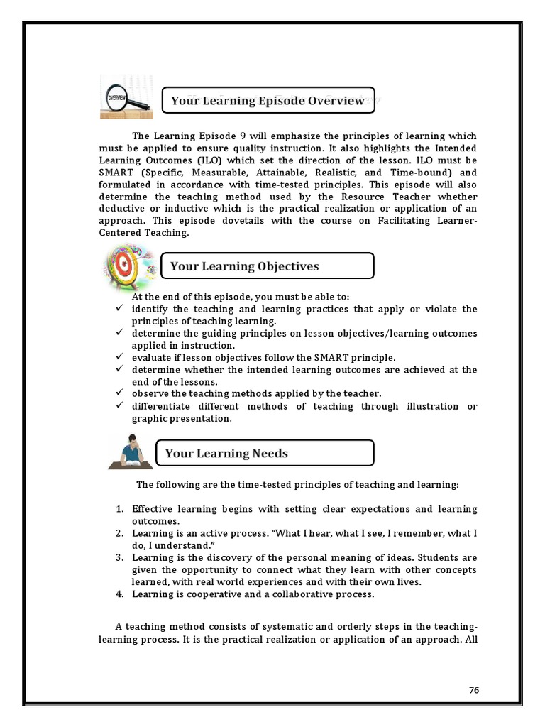 Ep 9-fs1 | PDF | Learning | Teachers