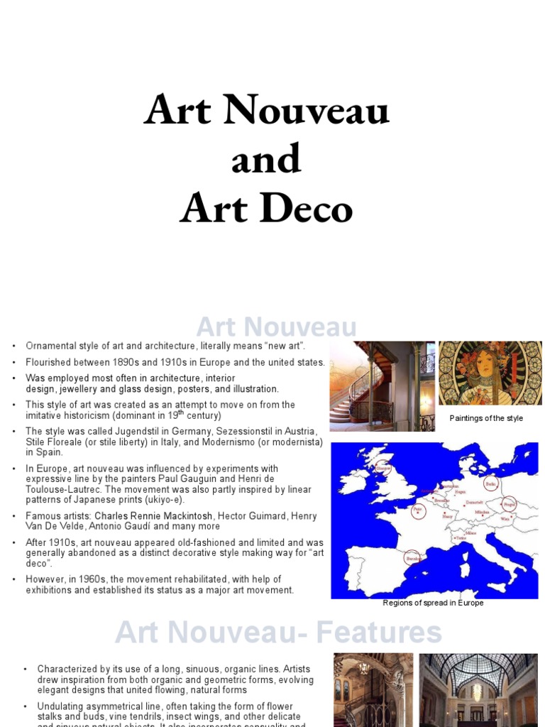 Artnouveau&artdeco | PDF | Art Nouveau | Art Deco