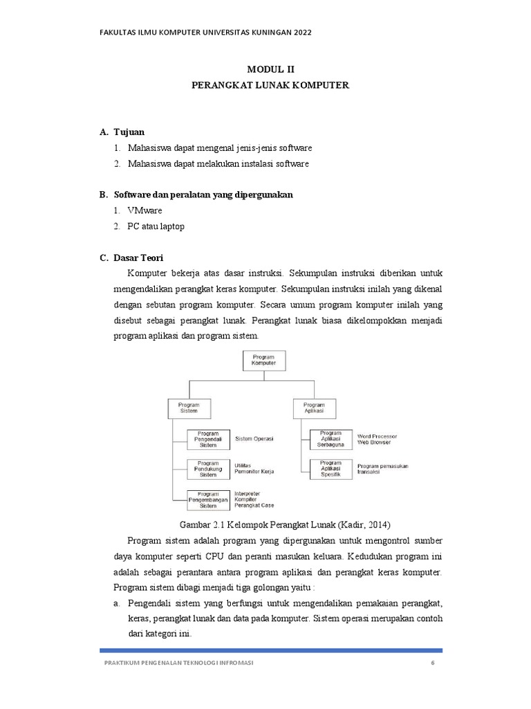 M2 14. Modul Praktikum Pengantar Teknologi Informasi (TI) | PDF