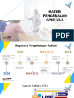 Pengembangan SPSE 4.5 dan Authenticator | PDF