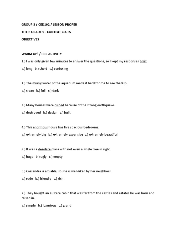 Ced102 Lesson-Proper GR3 | Download Free PDF | Linguistics