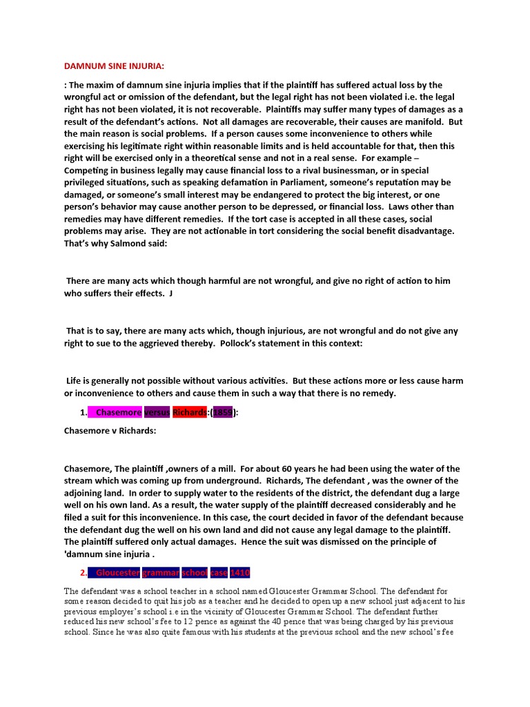 General Conditions of Tortious Liability | PDF | Damages | Legal Remedy