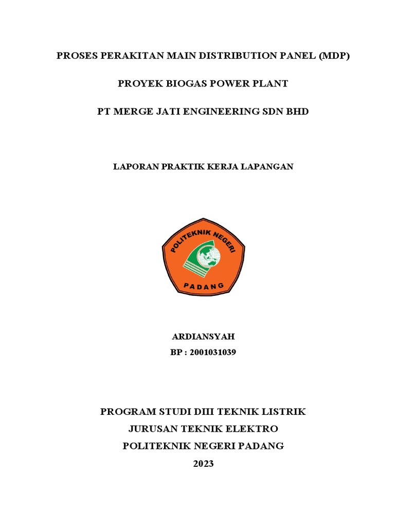 Laporan PKL2004 | PDF