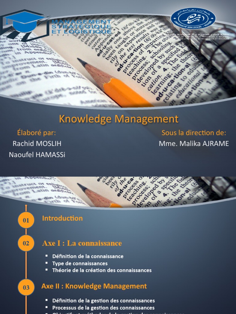 SI - Knowledge Management | PDF | Gestion des connaissances | Connaissances