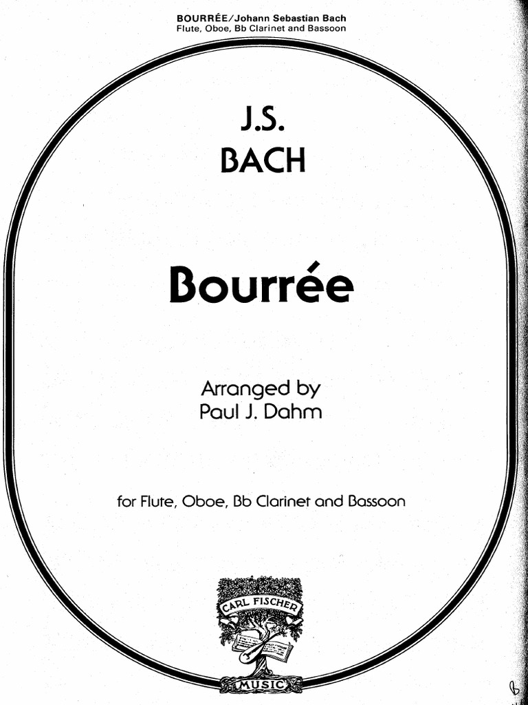 Bach J.S. - Bourree | PDF