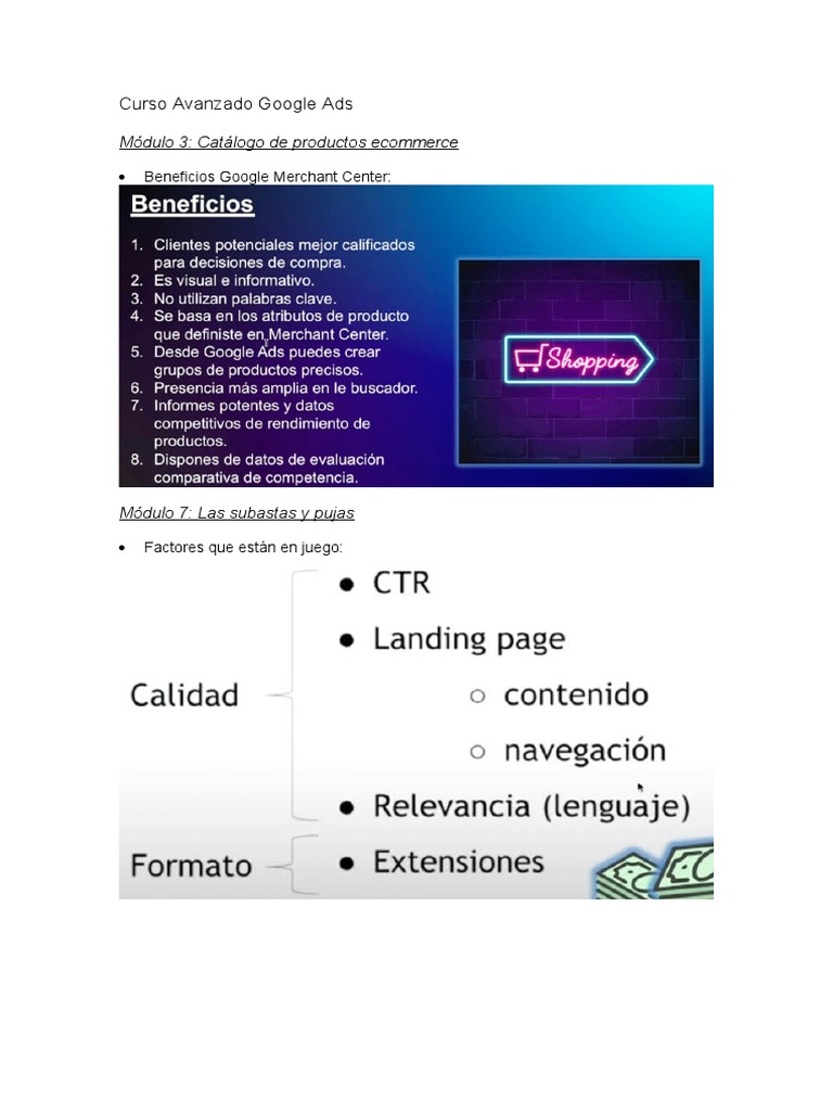Curso Avanzado Google Ads | PDF Curso Avanzado Google Ads | PDF