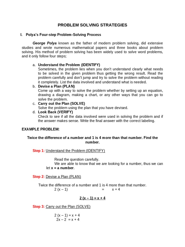 Unit2 PartD Problem Solving Strategies Caubat | PDF | Numbers | Mathematics Unit2 PartD Problem Solving Strategies Caubat | PDF | Numbers | Mathematics