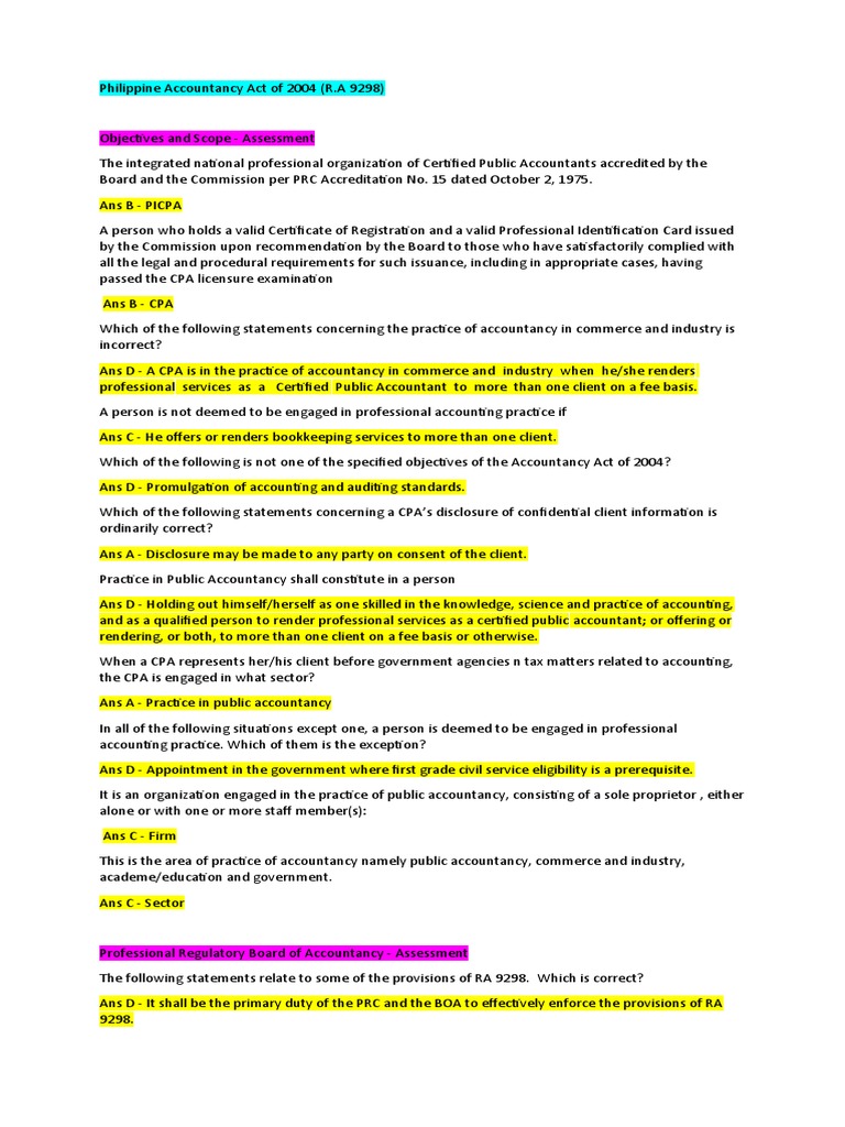 AUD Questions | Download Free PDF | Certified Public Accountant | Audit