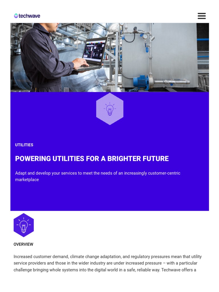 IT Solutions For Utilities Industry | PDF | Internet Of Things | Analytics