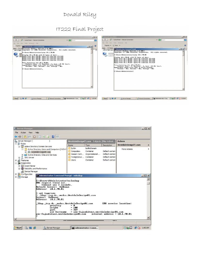 Donald Riley IT222 Final Project | PDF