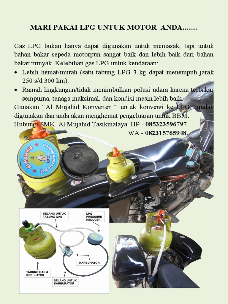 Mari Pakai LPG Untuk Motor Anda | PDF | Komputer