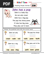 Aw Words Printable | PDF