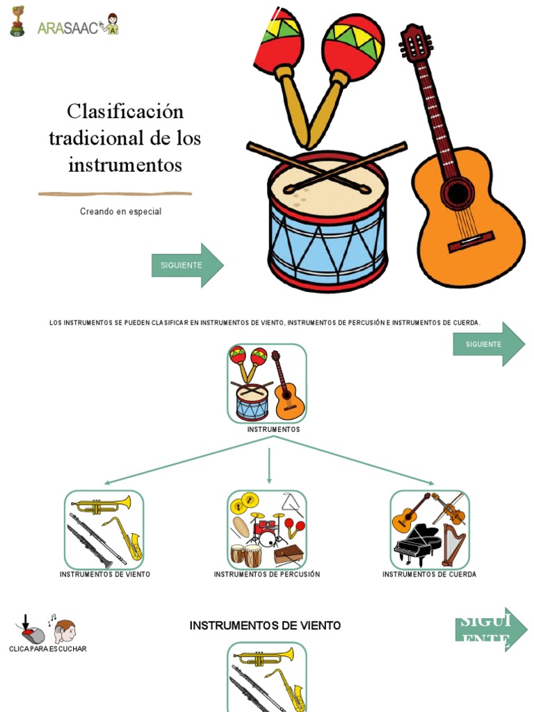 Clasificación de Instrumentos Musicales | PDF