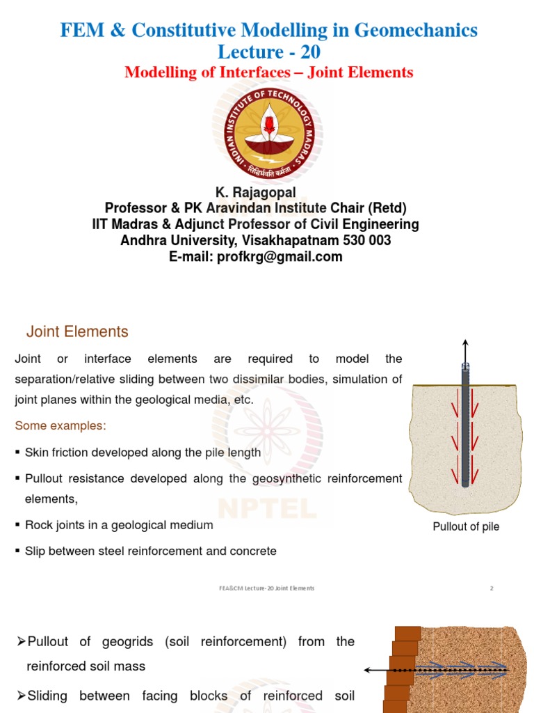 FEA&CM Lecture-20 | PDF | Stress (Mechanics) | Finite Element Method