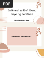 Balangkas NG Pagsusuri NG Awit | PDF
