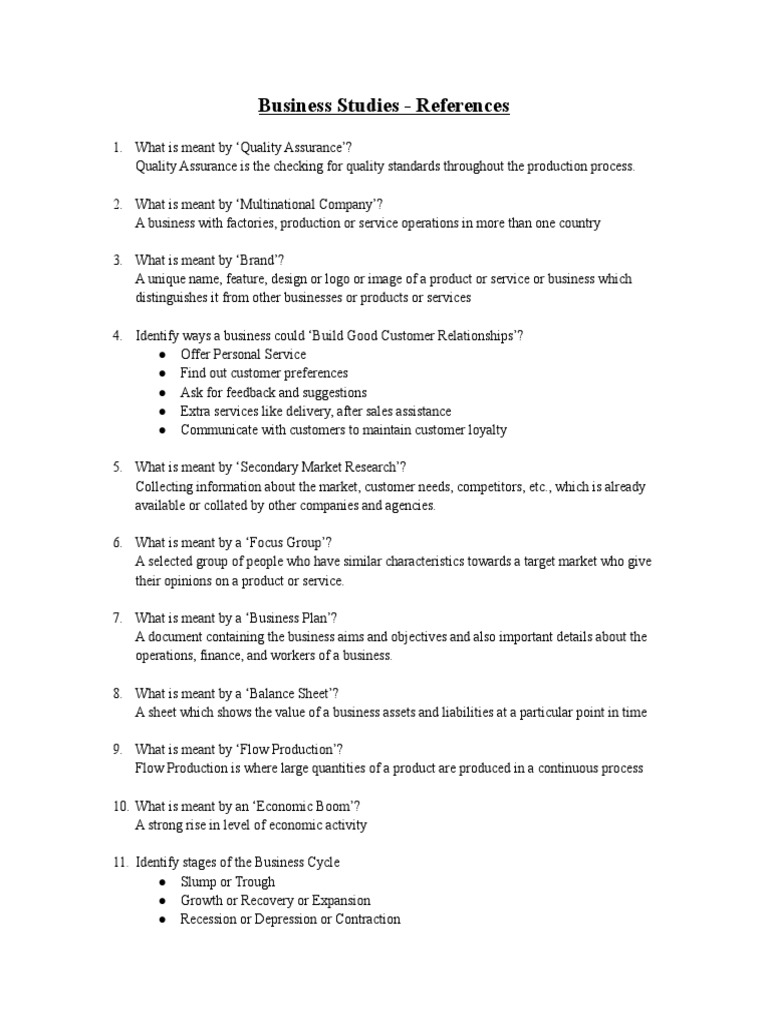 BST - References | PDF | Business | Employment