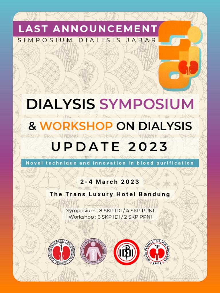 SDJ 2023 Last Ann | PDF | Hemodialysis | Health Sciences