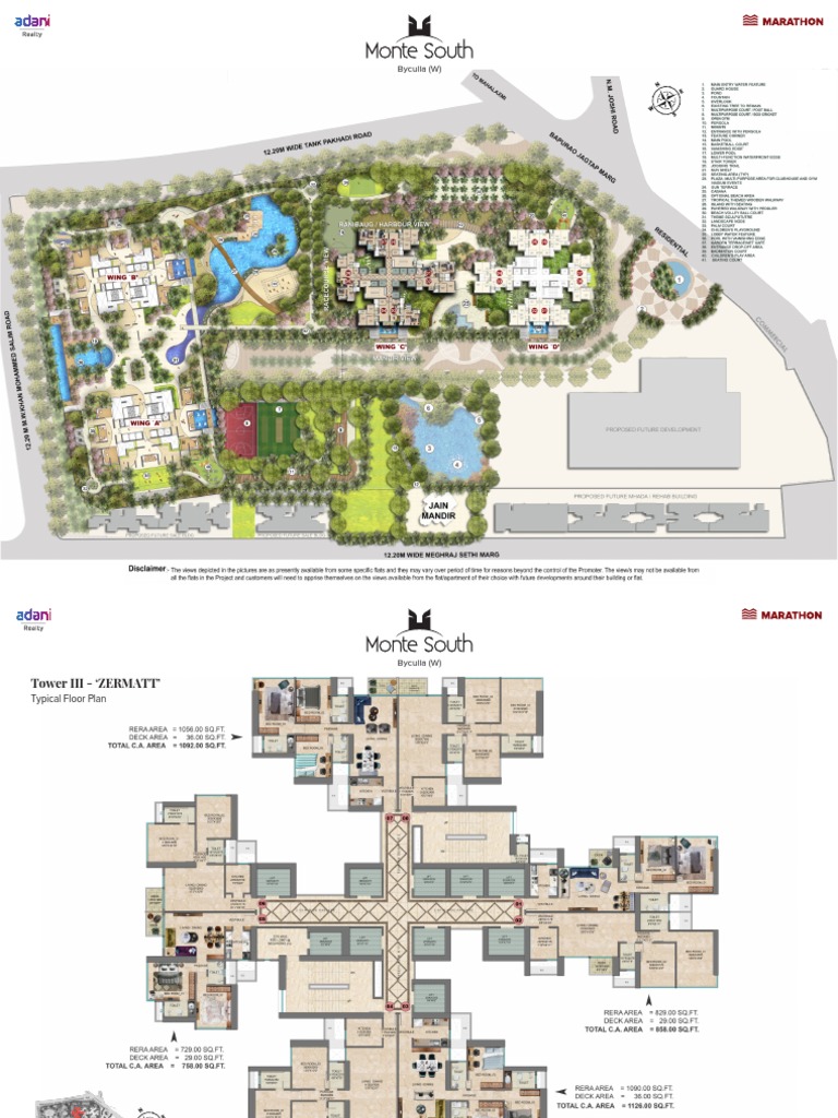 Monte South - Tower 3 - Floor Plans - A4 - 01 | PDF