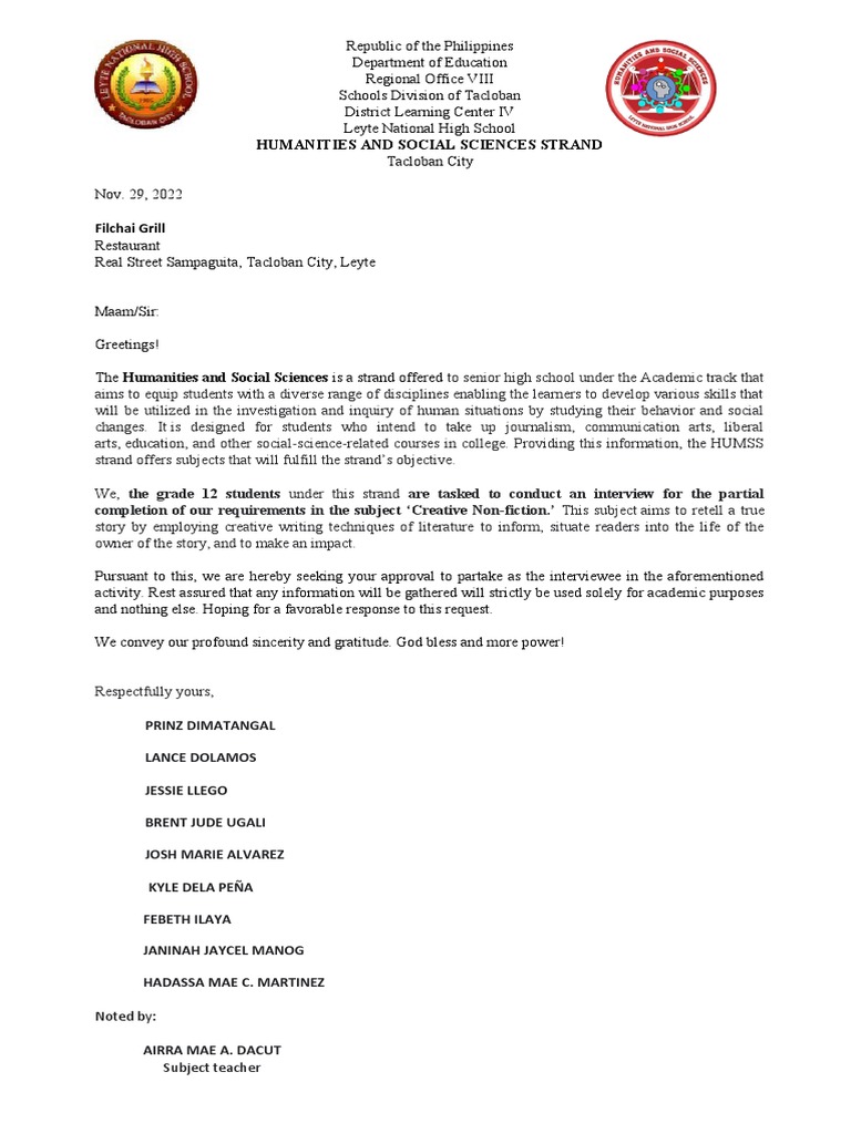 Communication Letter CNF | PDF
