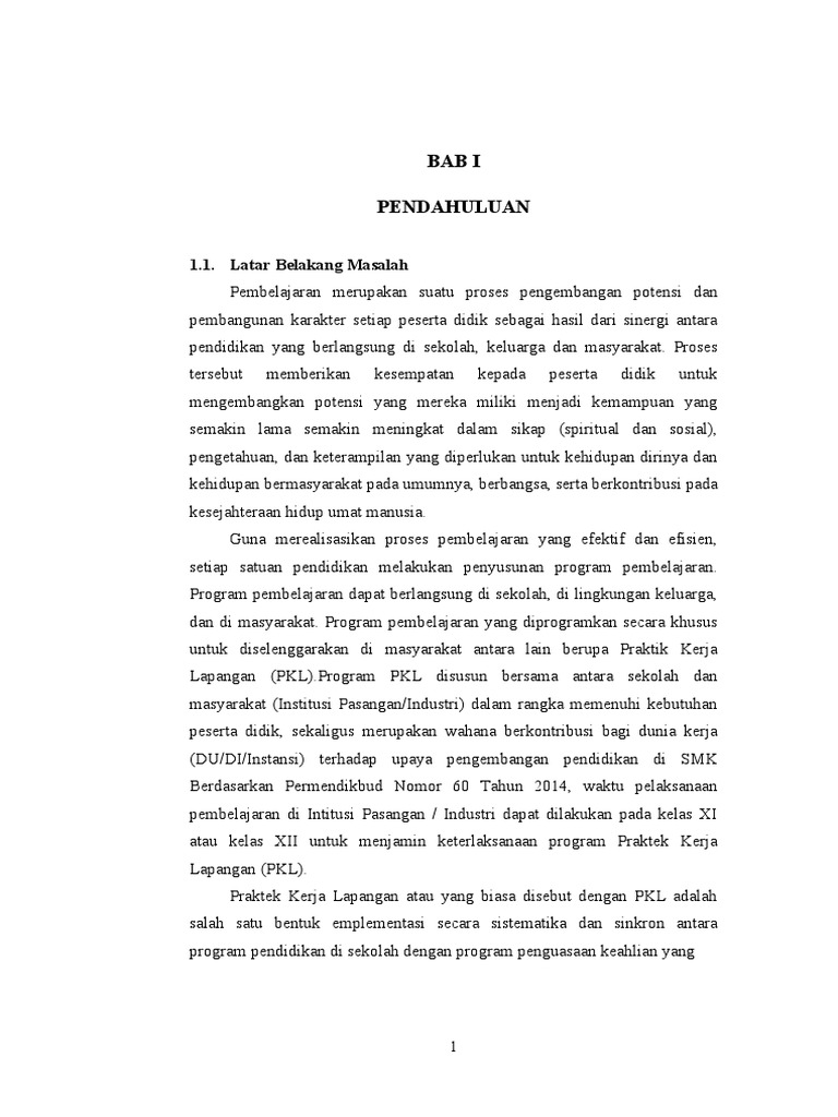 Isi Laporan PKL Dicky Riyadi Xii TKR B | PDF