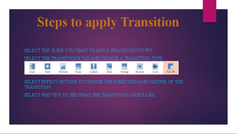 Transition PPT | PDF | Computers