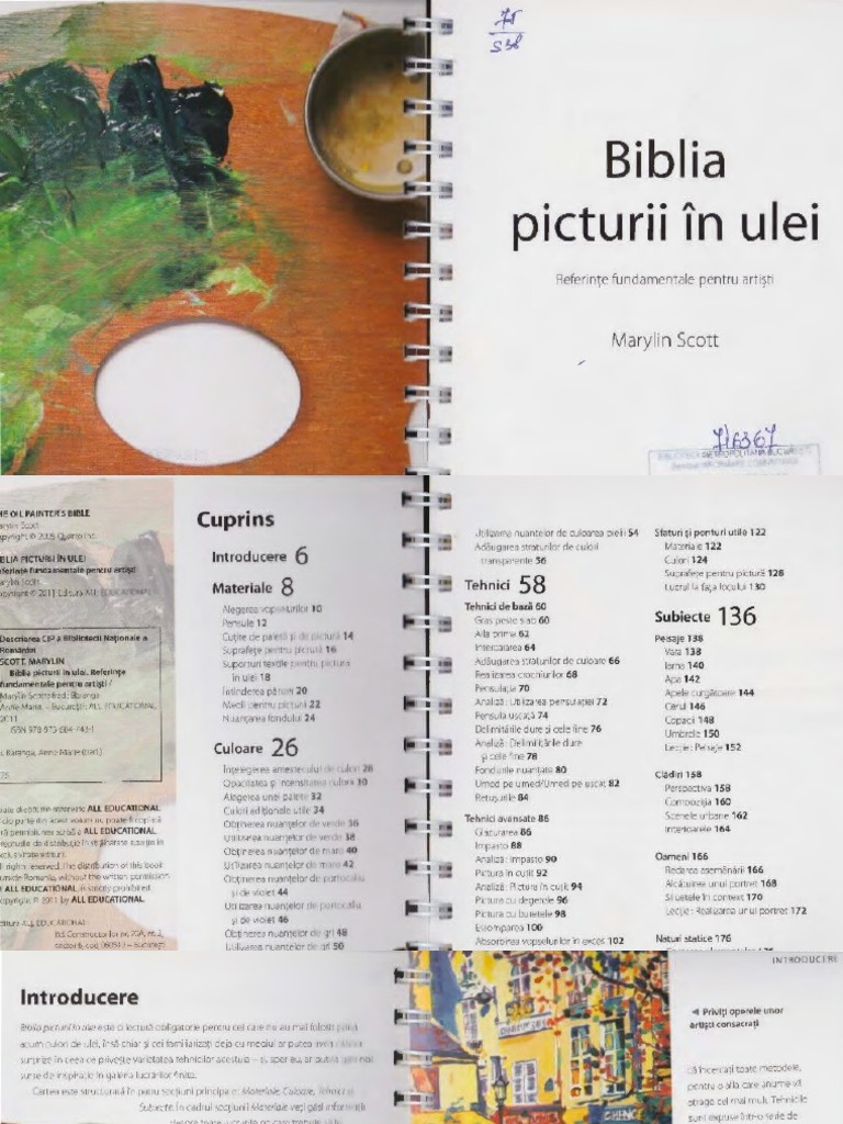 Biblia Picturii in Ulei | PDF