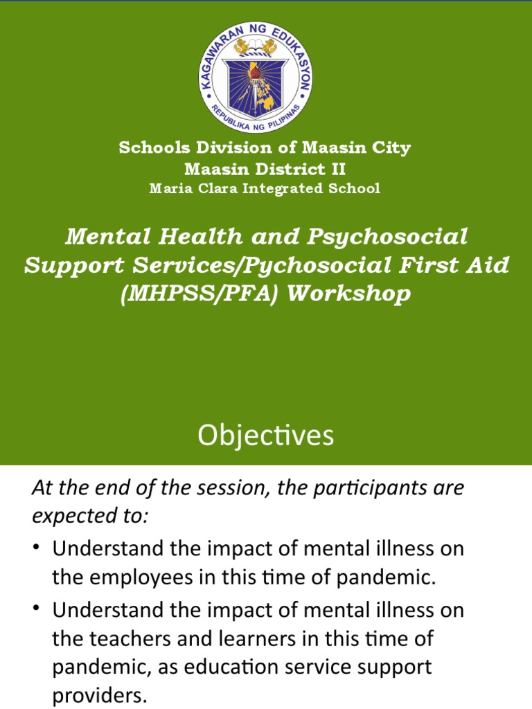 MHPSS Pandemic MCD Personnel - 2 | PDF | Mindfulness | Mental Health
