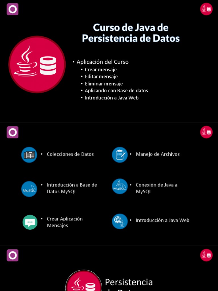 Persistencia de Datos | PDF Persistencia de Datos | PDF
