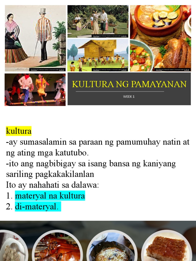 KULTURA NG PAMAYANAN ESP W1 | PDF