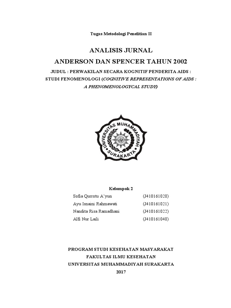 Kelompok 2 Anderson Dan Spencer 2002 | PDF