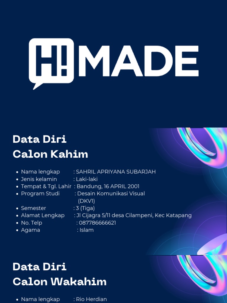 Pemilihan Kahim & Proker DKV | PDF