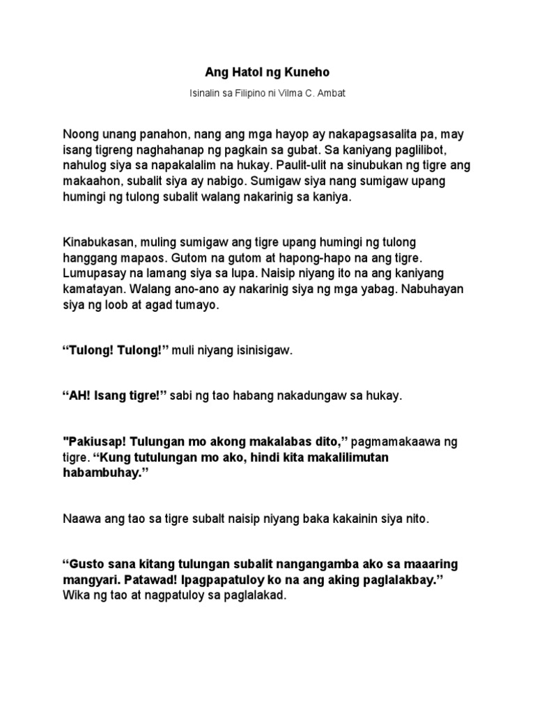 Ang-Hatol-ng-Kuneho (Final) | PDF