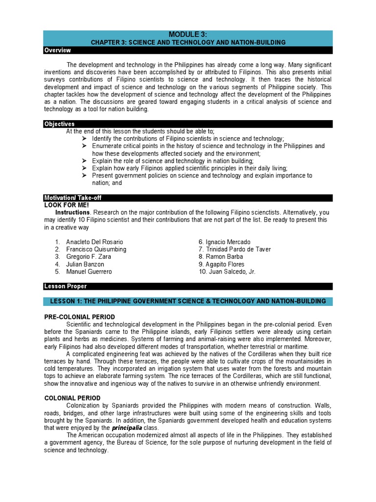 Module 3 STS | PDF | Science | Agriculture