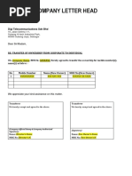 Car Handover Form | PDF