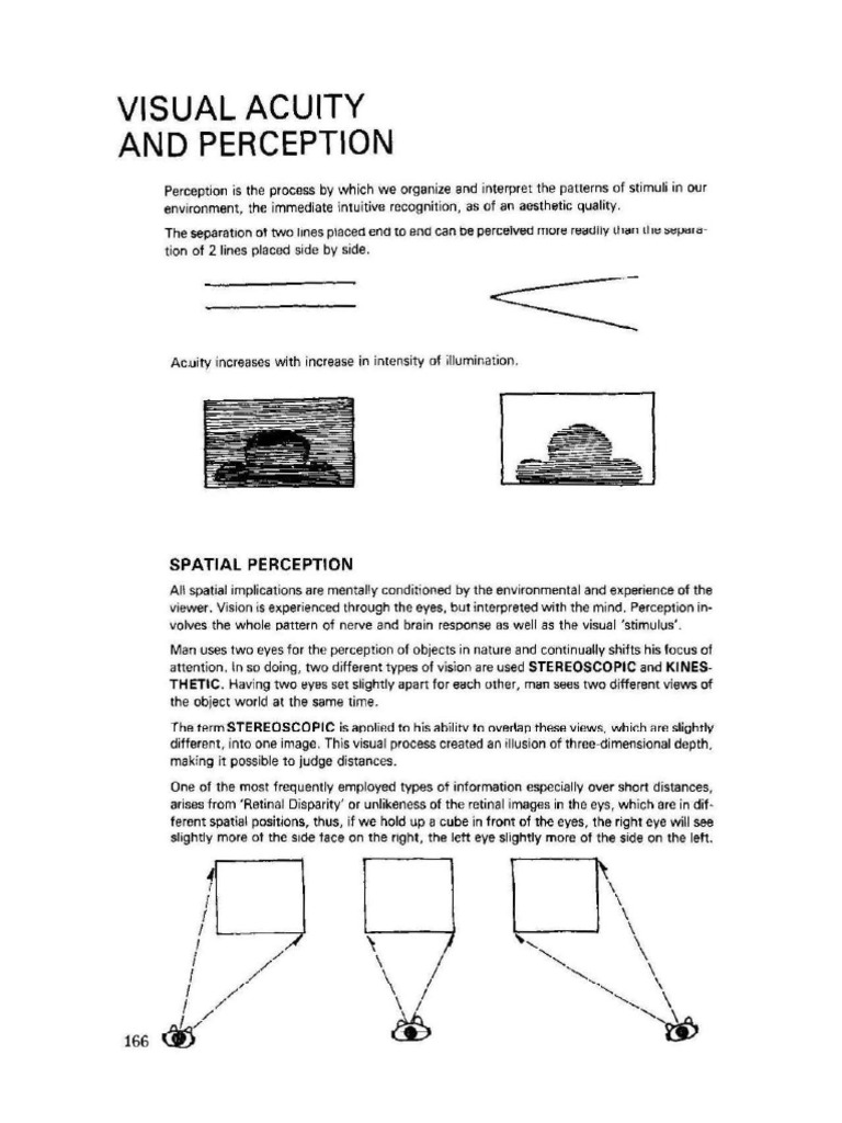 Visual Acuity and Perception PDF | PDF