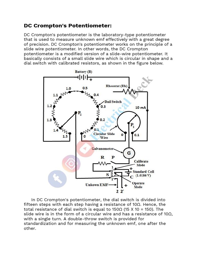 Potentiometer | PDF | Tools | Electrical Engineering