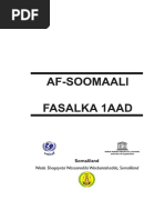 Somali Alphabet Guide for Beginners | PDF | Language Arts & Discipline